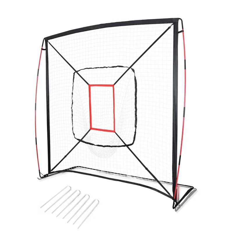 Baseball Softball Practice Hitting Pitching Net Fiberglass